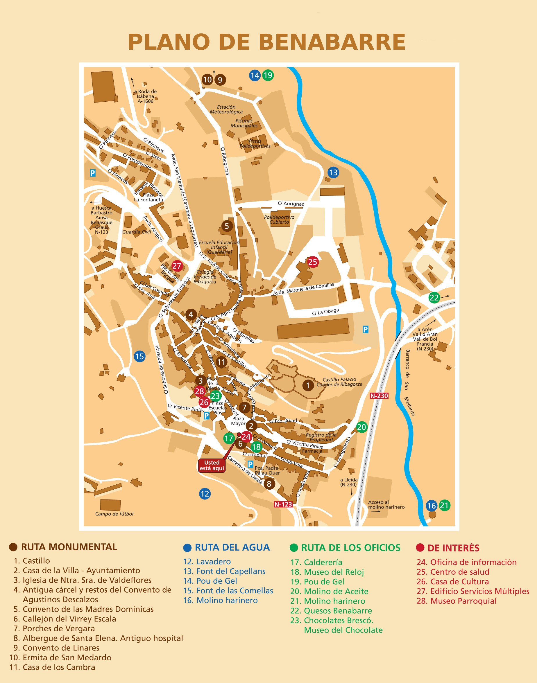 FOLLETOS Y MAPAS – Benabarre Turismo Benavarri